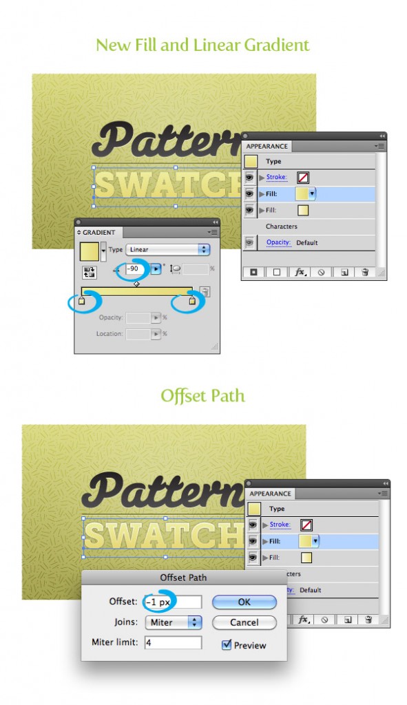 Pattern Fill Texture Step 7 - Vectips