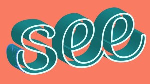 How to Create A 3D See Through Text Effect - Vectips
