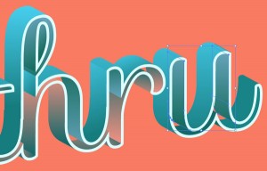 How to Create A 3D See Through Text Effect - Vectips